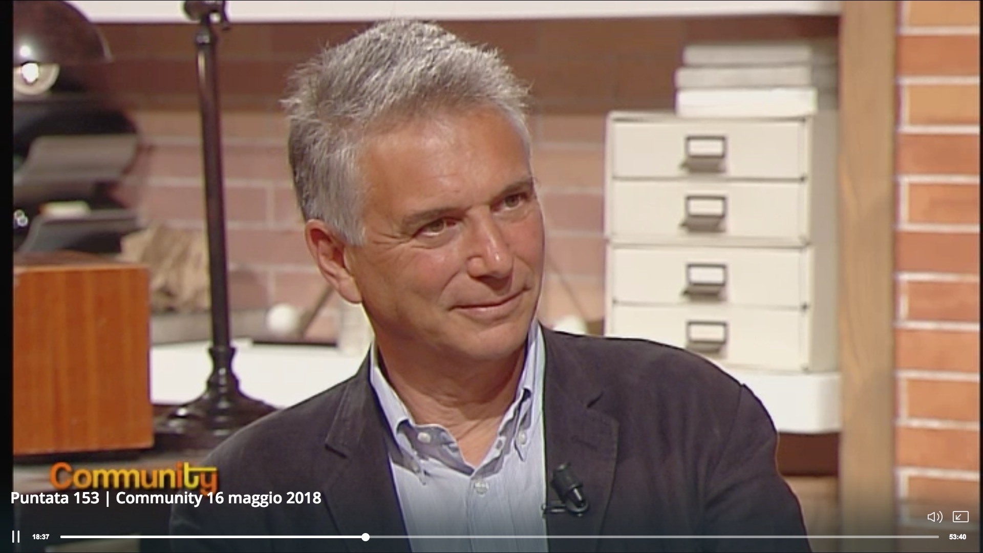 Roberto Nardi interviewed by RAI Italia - CCA Roma